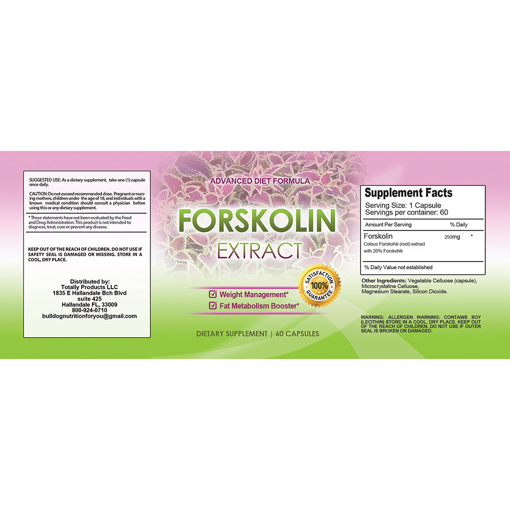 Forskolin Extract for Weight Loss (60 capsules)