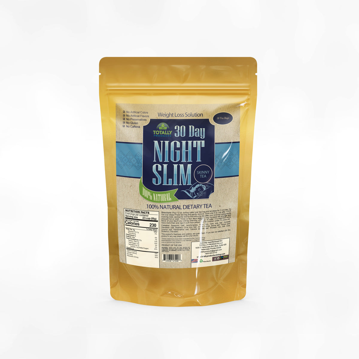Night Slim Weight Loss (30 Capsules) and Night Slim Ski...