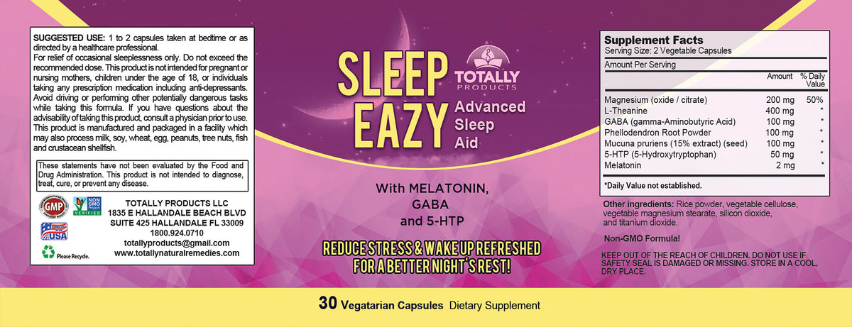 Sleep Eazy Advanced Sleeping Aid (30 capsules)