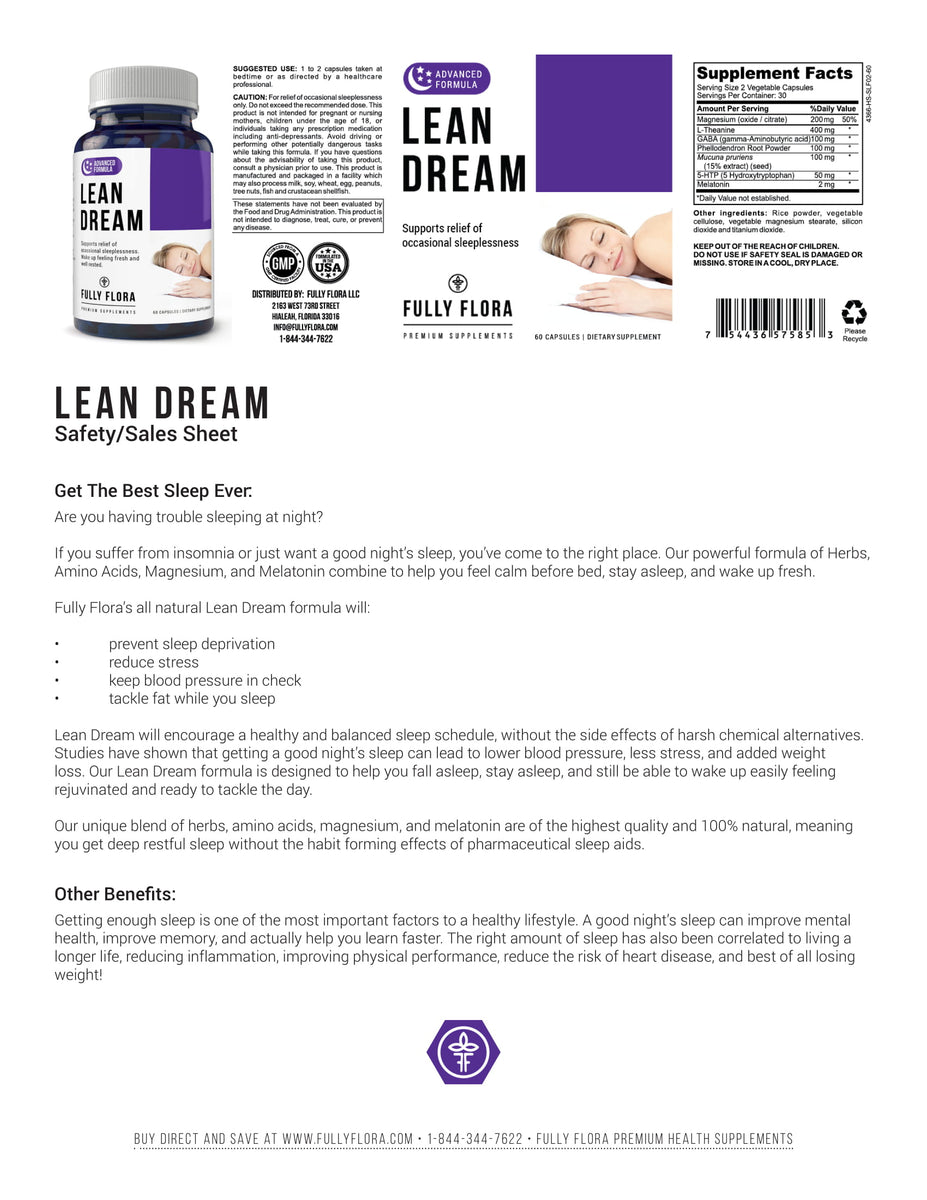Fully Flora Lean Dream (60 capsules)